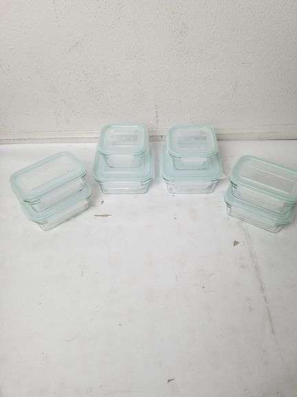 GLASSLOCK 24-Piece Glass Tupperware (Oven Safe) | Open Box - Rio Grande ...