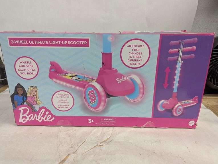Barbie 3-Wheel Ultimate Light-Up Scooter | Open Box | (See Condition ...