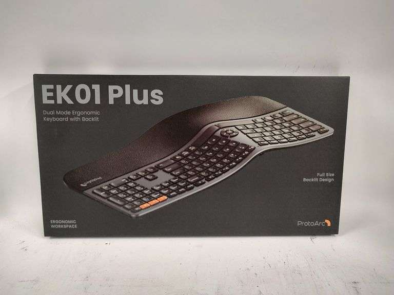PROTOARC EK01 Plus Ergonomic Keyboard | Like New | (See Condition Notes ...