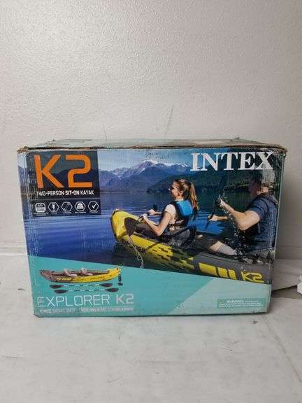 Intex Explorer K2 2-Person Inflatable Kayak | Open Box | (See Condition ...
