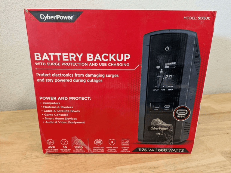 CyberPower S175UC Battery Backup UPS Systems | Open Box | (See ...