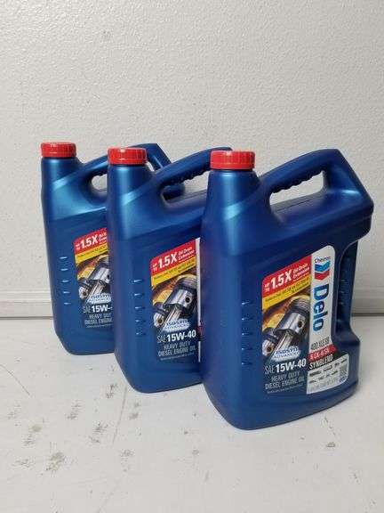 CHEVRON Delo 400 XLE SB Synthetic Blend SAE 15W-40 Heavy Duty Diesel ...