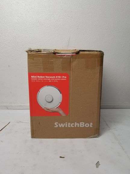SwitchBot Mini Robot Vacuum K10+ Pro | Open Box | (See Condition Notes ...