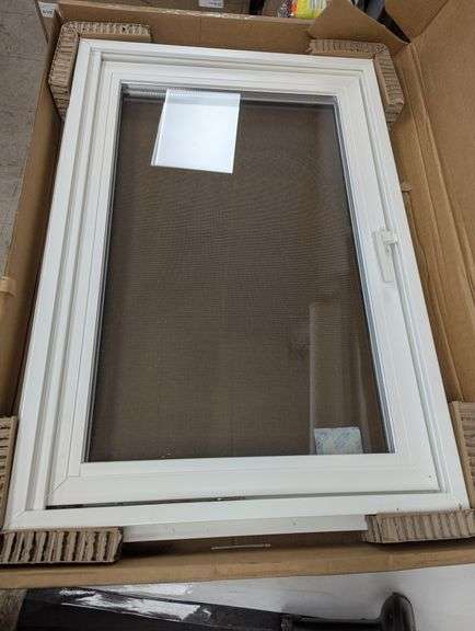 Vinyl Hopper Window 34x32.5'' | Open Box | (See Condition Notes) - Rio ...