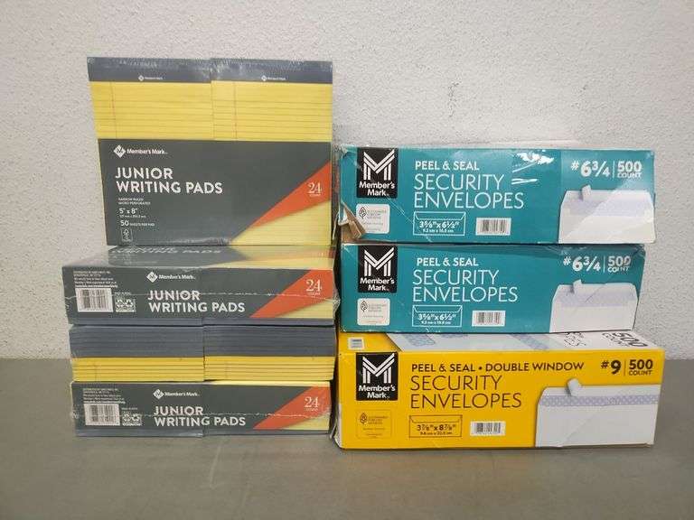 Office Supply Bundle: 1 Box #9 Envelopes, 2 Boxes #6 3/4 Envelopes, And ...