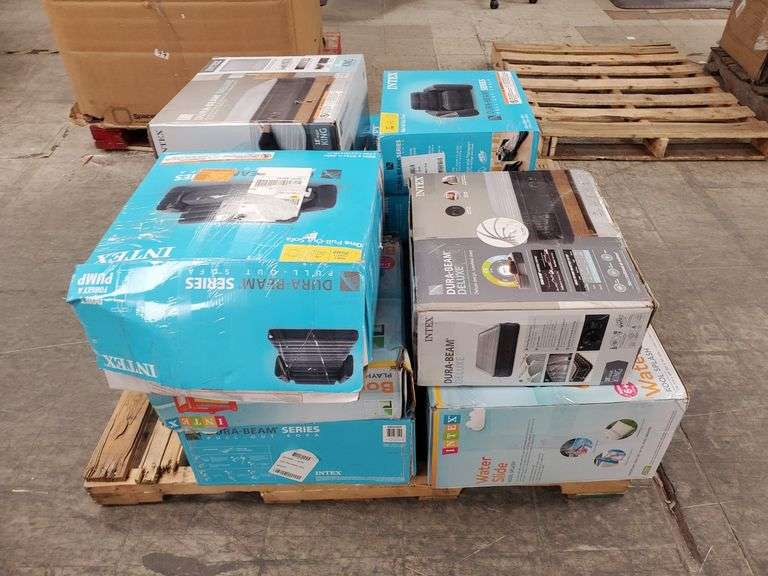 Pallet Of Various Inflatables | Open Box - Rio Grande Trade
