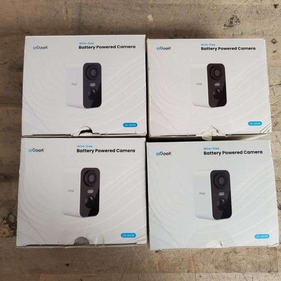 IoGeek Wifi-Free Battery Powered Camera (4 ct) | Open Box | (See ...