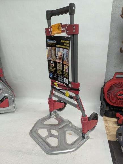 2 Pack Milwaukee Foldable Dolly | Open Box | (See Condition Notes ...