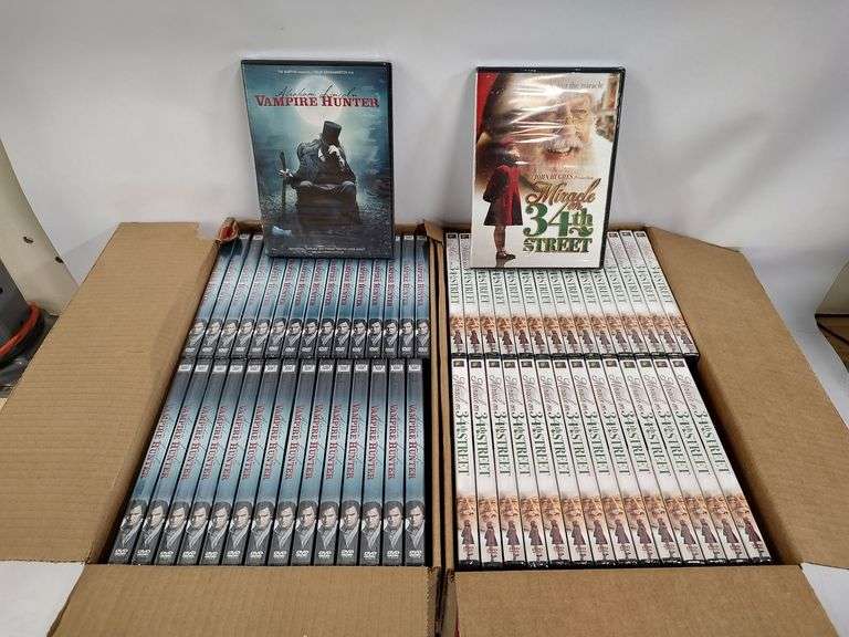 Many DVDs Bundle, 30ct ea., 60ct Total | Open Box | (See Condition ...