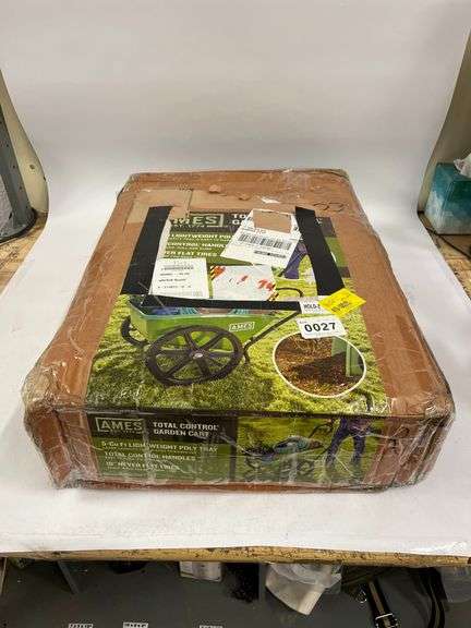 AMES Garden Cart Frame, Plastic Tub Not Included | Open Box | (See ...