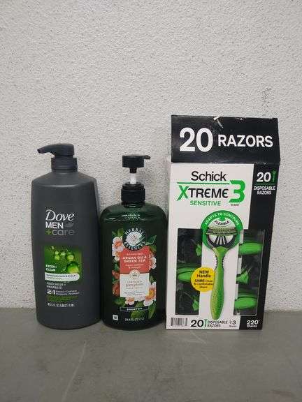 Shower Care Bundle: Dove 2-In-1 Shampoo/Conditioner, Herbal Essences ...