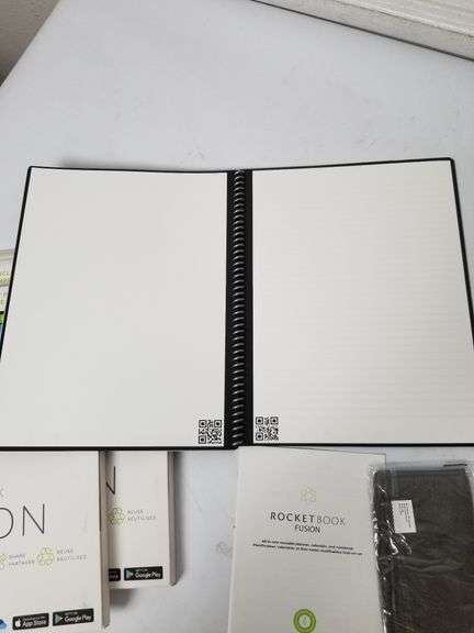 RocketBook Fusion Reusable Smart Notebook 8.5" x 11" Set of 2 | Open ...
