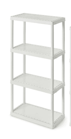 GRACIOUS LIVING Max-It 4-Shelf Storage Unit, 12"x24"x48" | Open Box ...