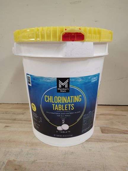 MEMBER'S MARK Chlorinating Tablets, 40lbs, 2" Tablets | Like New | (See ...