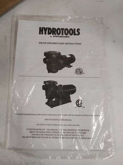 SWIMLINE HydroTools HydroFlo Above-Ground Pool Pump, 5820GPH | Open Box ...