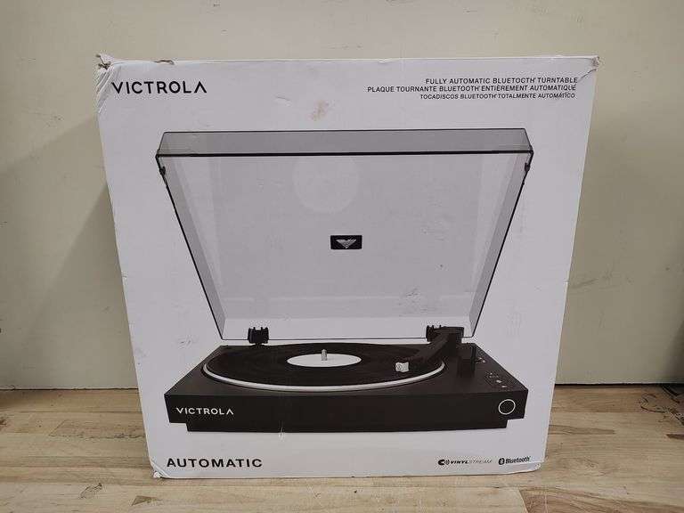 VICTROLA Automatic Bluetooth Turntable | Open Box | (See Condition ...