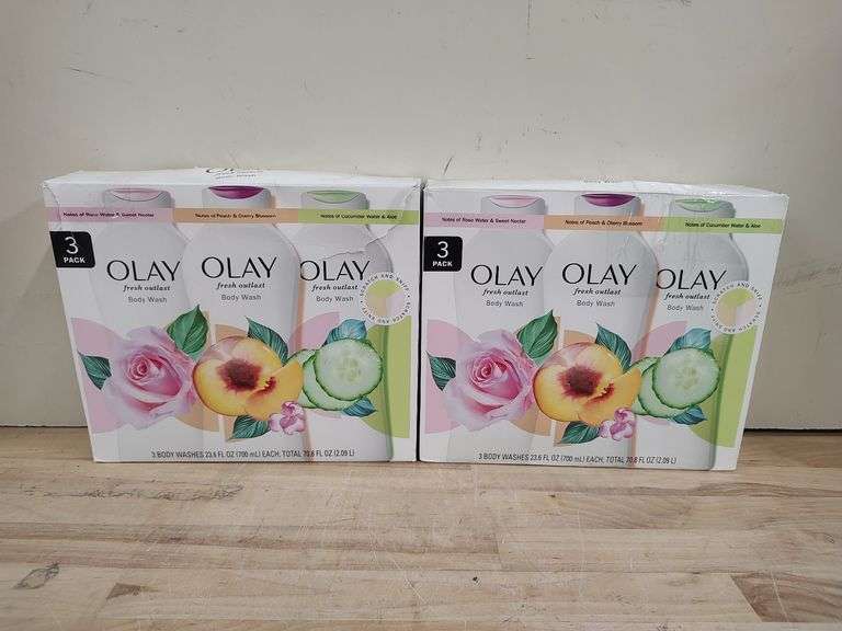 OLAY Fresh Outlast Body Wash Bundle, 6ct - 23.6fl.oz ea. | Open Box ...