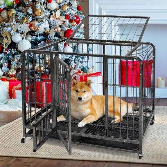 Medium Size Dog Crate | Open Box - Rio Grande Trade