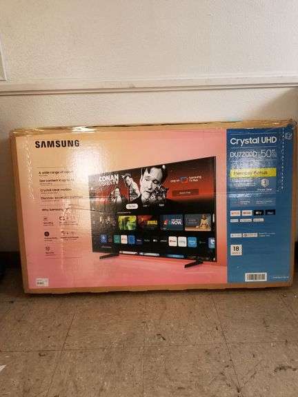 SAMSUNG DU7200D 50" Crystal UHD 4K Smart TV | Open Box | (See Condition ...