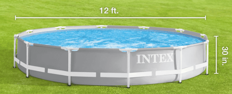 Intex Premium Above Ground Swimming Pool: 12ft x 30in | Open Box - Rio ...