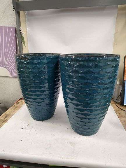 VIGORO Dottie Planters, 2ct, 14.2" x 21" | Open Box | (See Condition ...