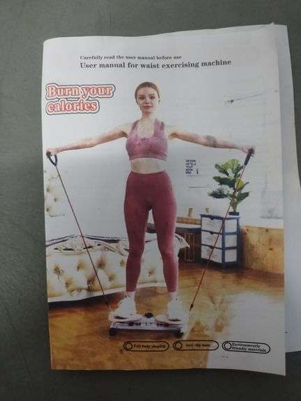 Waist Twister Ab Machine W/ Resistance Bands | Open Box | (See ...