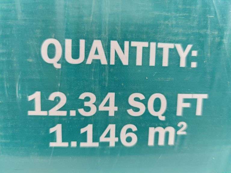 Laminate Flooring, 12.34 sq ft, Set of 3 | Open Box | (See Condition ...