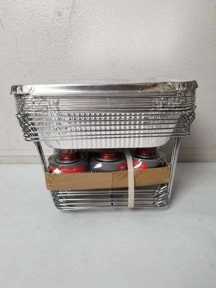 ALPHA LIVING 6 Pack - Disposable Chafing Dish Buffet Fuel Cans Complete ...