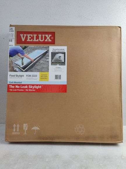 Velux Fixed Skylight 25 1/2"x 25 1/2" | Open Box | (See Condition Notes ...