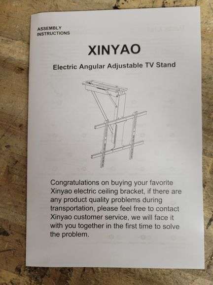 XINYAO Electric Angular Adjustable TV Stand Black | Open Box | (See ...