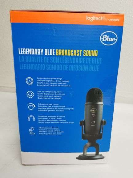 LOGITECH Blue Yeti Premium Multi-Pattern USB Microphone | Like New ...