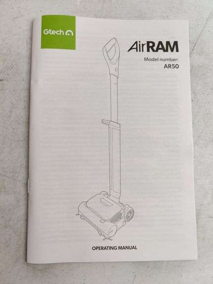Gtech Air Ram Cordless Vacuum Cleaner, AR50 | Open Box | (See Condition ...