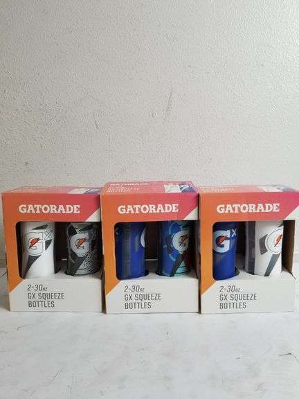 GATORADE 30oz GX Squeeze Bottles 2-Pack Set of 3 | Open Box | (See ...
