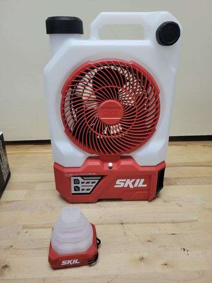 Skil Pwrcore 20 Misting Fan & Collapsible Lantern Set | Open Box | (See ...