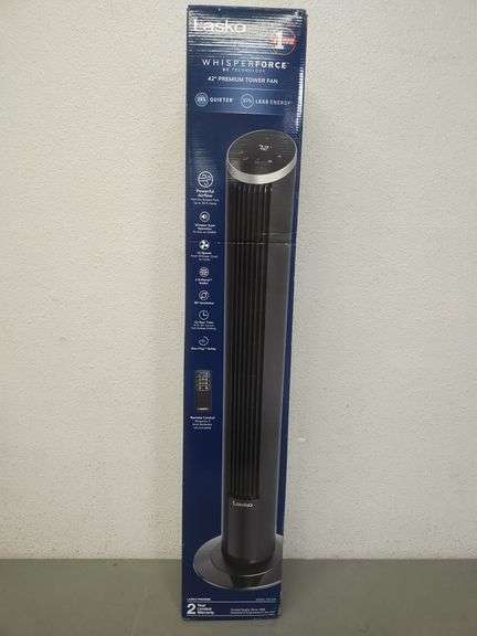 Lasko 42" Premium Tower Fan | Open Box | (See Condition Notes) - Rio ...