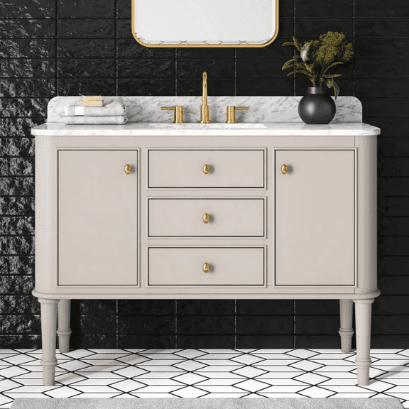 Home Decorators Collection Collette 48-Inch Single Sink Bathroom Vanity ...