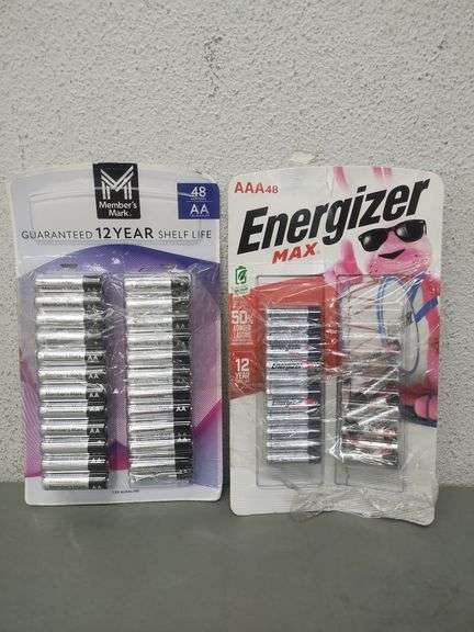 Battery Bundle: 1 Pack AAA Energizer And 1 Pack AA Member's Mark | Open ...