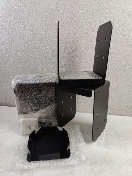 8x8 Post Base Brackets, 4pk, 7.5"x7.5" | Open Box | (See Condition ...