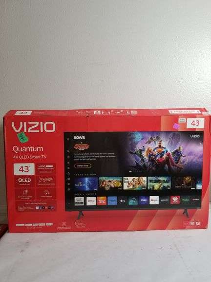 VIZIO 43" Quantum 4K QLED Smart TV | Open Box | (See Condition Notes ...