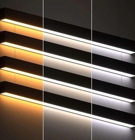 JTT 4ft LED Linear Light Fixtures, 50W/40W/30W 4PCS | Open Box | (See ...
