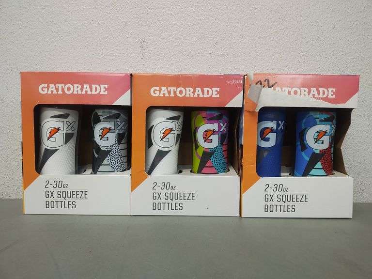 Gatorade 30oz GX Squeeze Bottles, Set Of 6 Bottles | Open Box - Rio ...