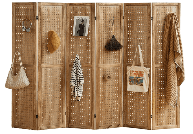 Leesinwing 6 Panel Room Dividers and Folding Privacy Screens | Open Box ...