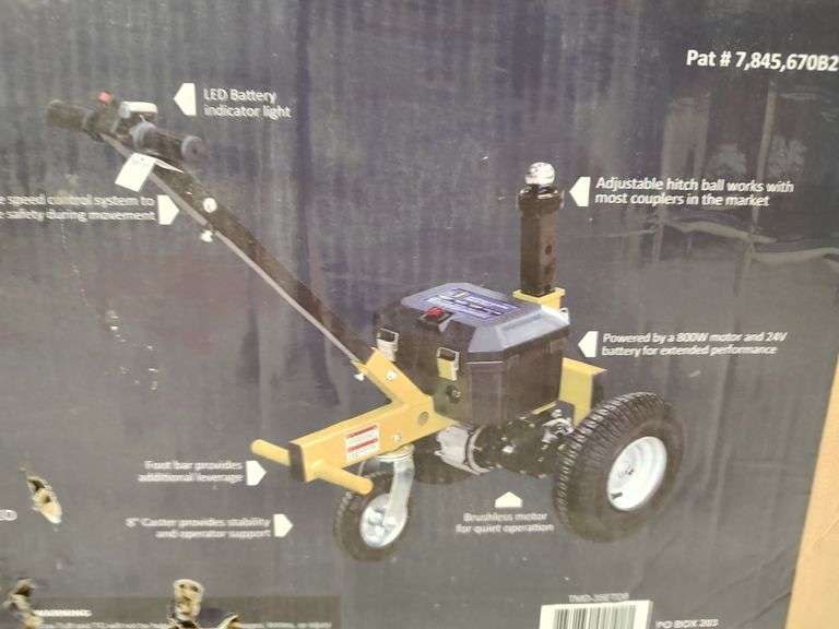 TOW TUFF Adjustable Electric Trailer Dolly | Open Box | (See Condition ...