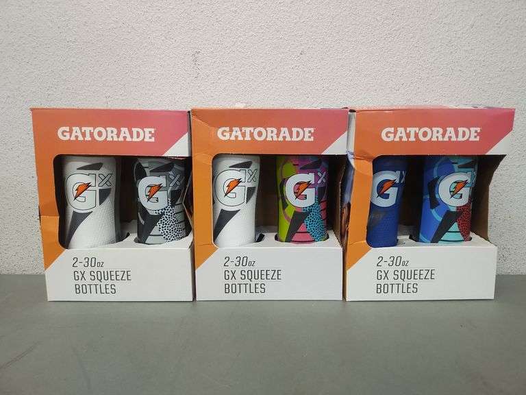 Gatorade 30oz GX Squeeze Bottles, Set Of 6 Bottles | Open Box - Rio ...