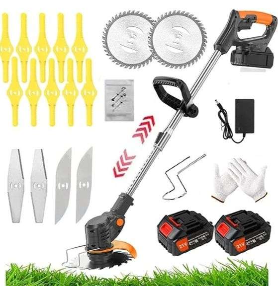 Cordless Weed Wacker Eater Battery Powered | Open Box | (See Condition ...