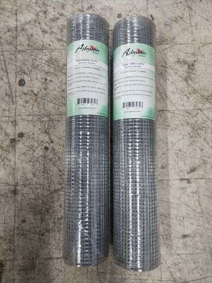 Ashman 3' X 50' Wire Mesh Hardware Cloth, Set Of 2 | Open Box - Rio ...