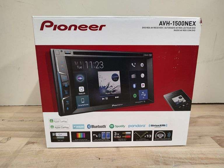 PIONEER Multimedia DVD Receiver w/6.2" WVGA Display, AVH-1500NEX | Open ...