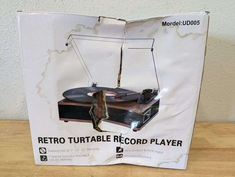 Turntable Record Player | Damaged | (See Condition Notes) - Rio Grande ...
