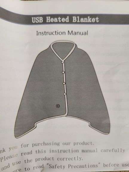 BODAMI usb heated blanket | Open Box | (See Condition Notes) - Rio ...