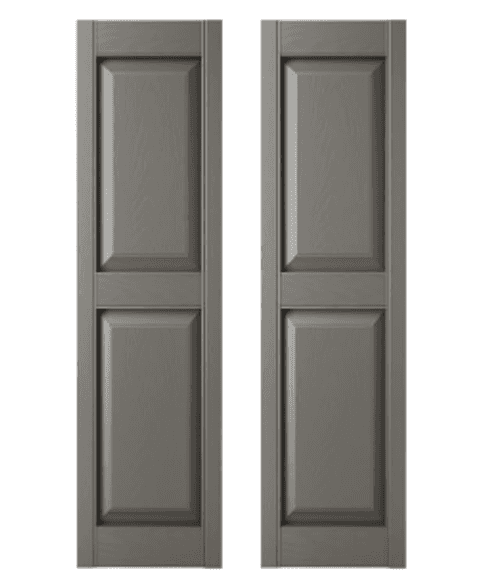 Builders Edge 14.75 in. W x 39 in. H Builders Edge, Standard Two Equal ...